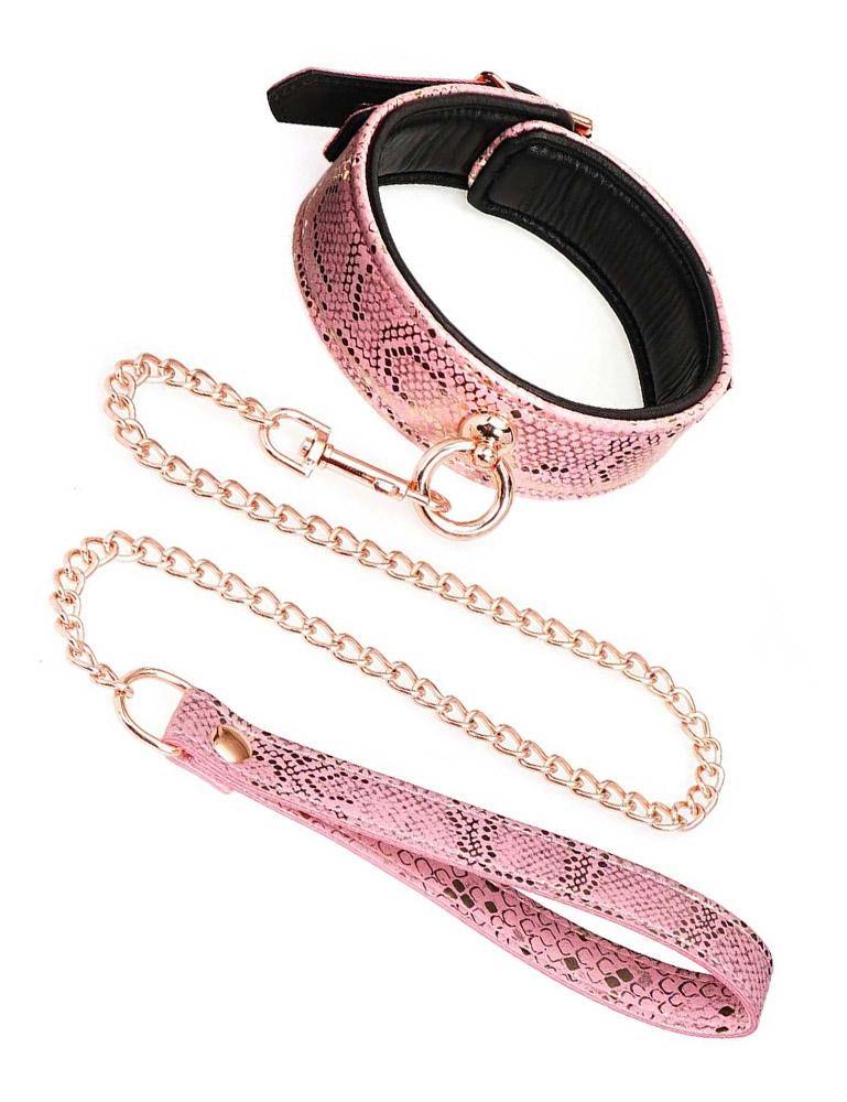 Rose Gold Snake Collar and Leash Set – Stock Fetish